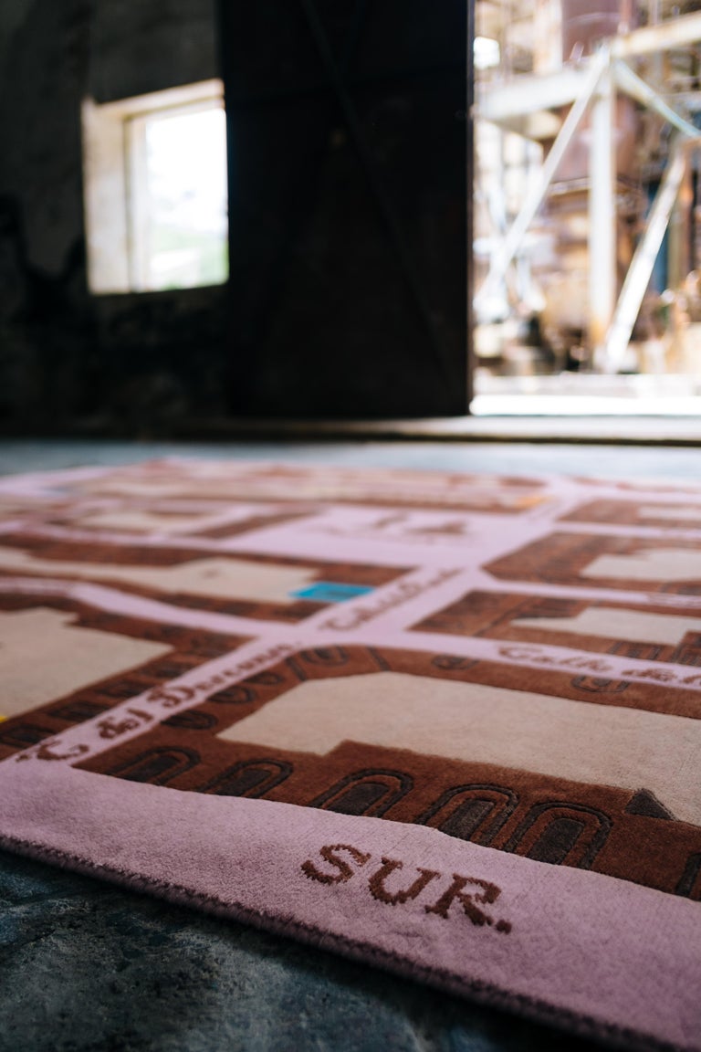 Museum Exhibited Limited Ed. Wool "Queretaro" Rug by C. Torre Hütt For ...