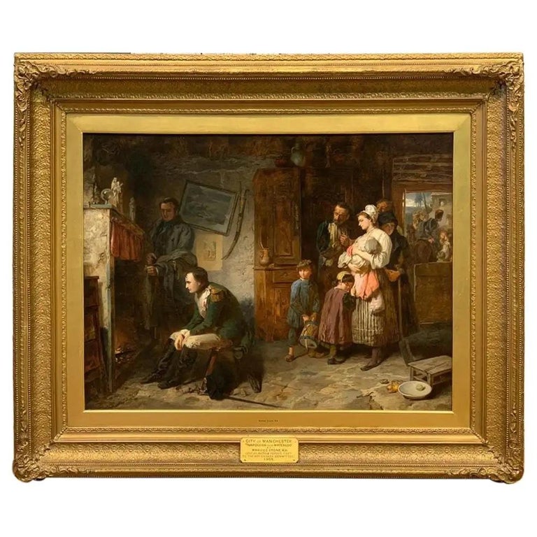 Museum Painting Depicting Napoleon on the Road to Waterloo by Marcus ...