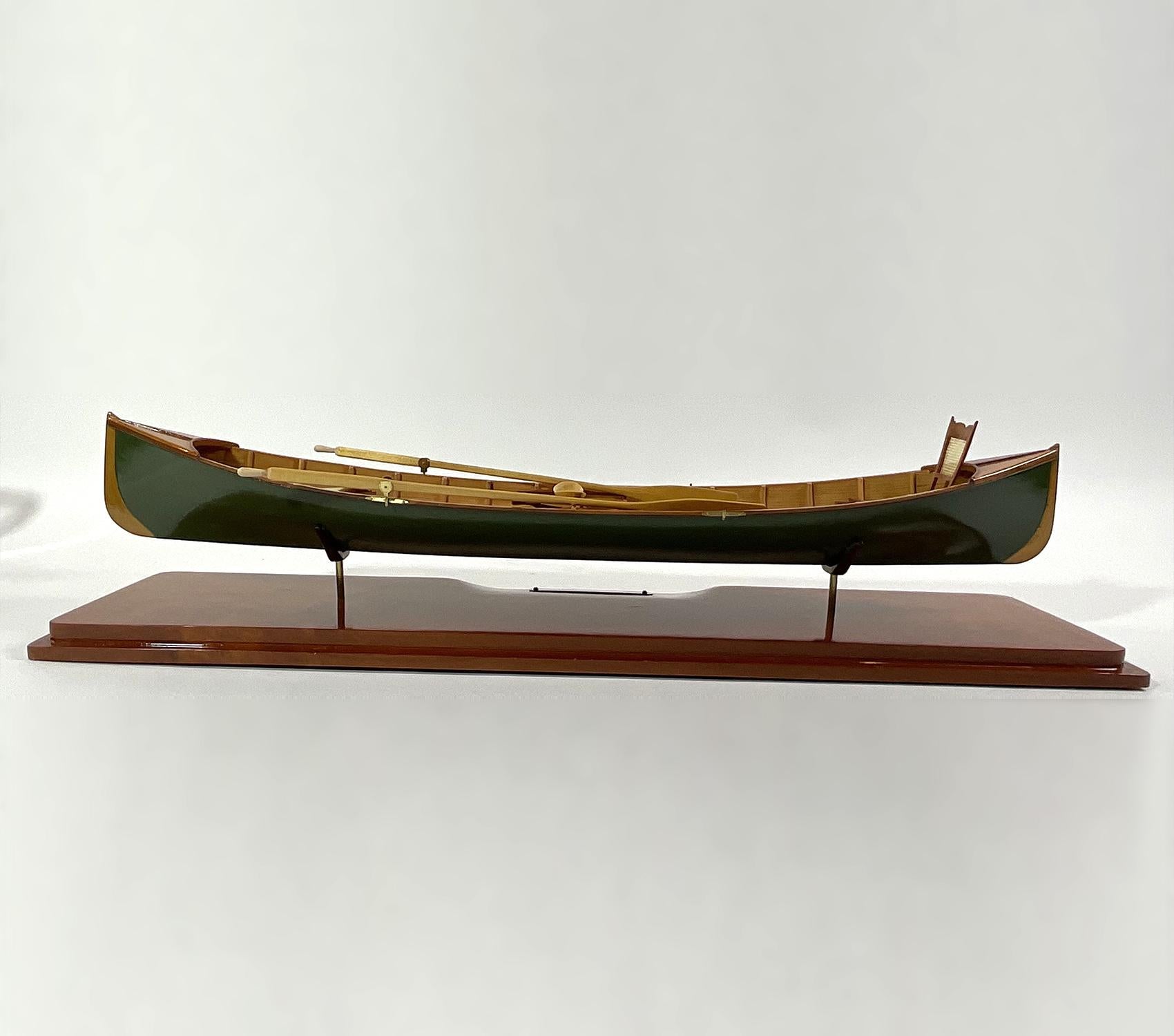 Museum Quality "Adirondack Guide, Boat" Model at 1stDibs