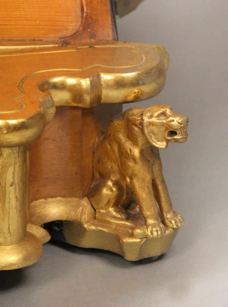 Museum Quality Mid 19th Century Gilt Wood Gothic “Angel” Harp by Erard ...