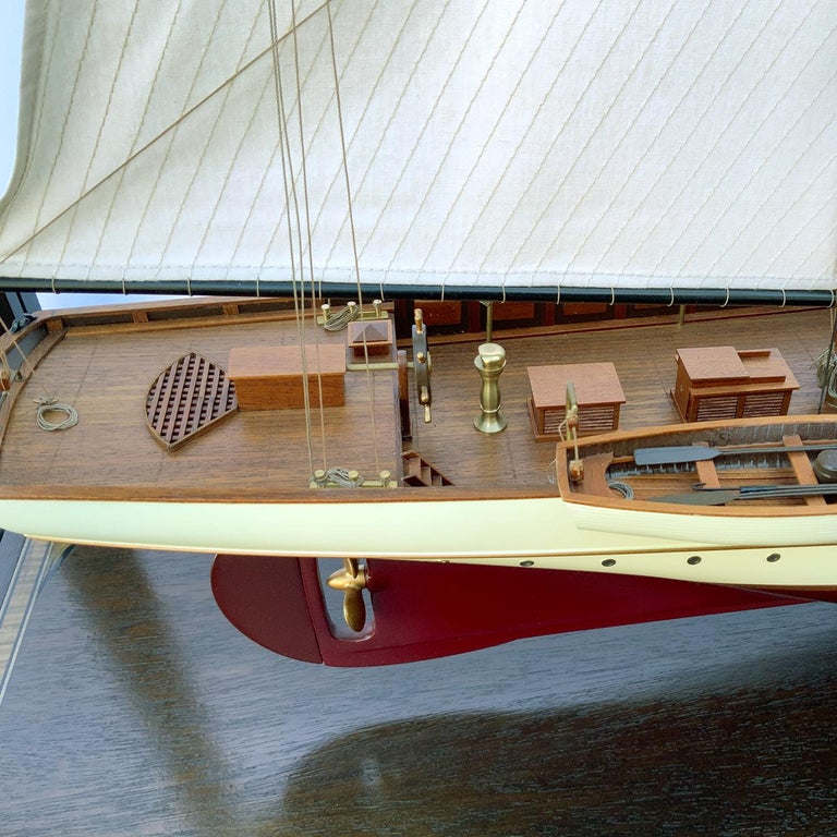 Museum Quality Model of American Steam Yacht Harvard For Sale at 1stDibs