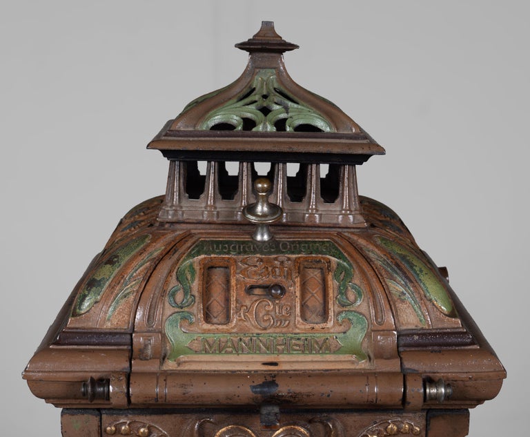 Musgrave and Co Mannheim, Enameled Cast Iron Stove Adorned For Sale at ...