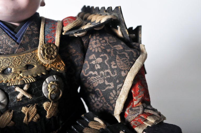 Musha Samurai Warrior Figure, circa 1850 at 1stDibs