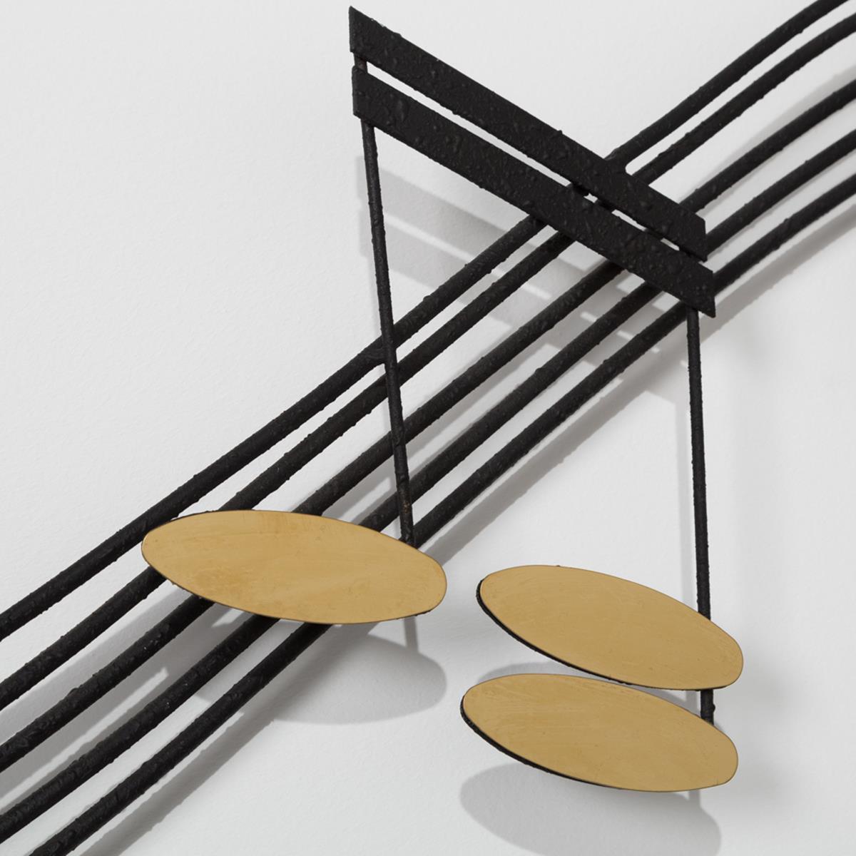 Musical Notes Metal Wall Sculpture by Curtis Jere, 1991 For Sale at 1stDibs