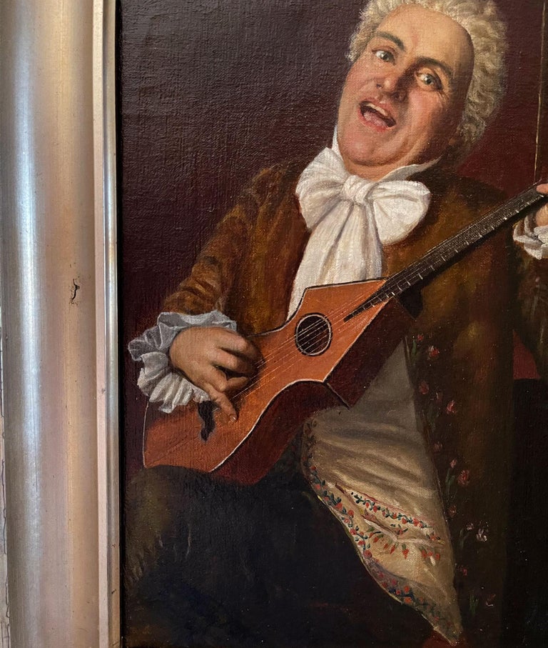 Musician Portrait Oil on Canvas Painting by Claudio Rinaldi For Sale at ...