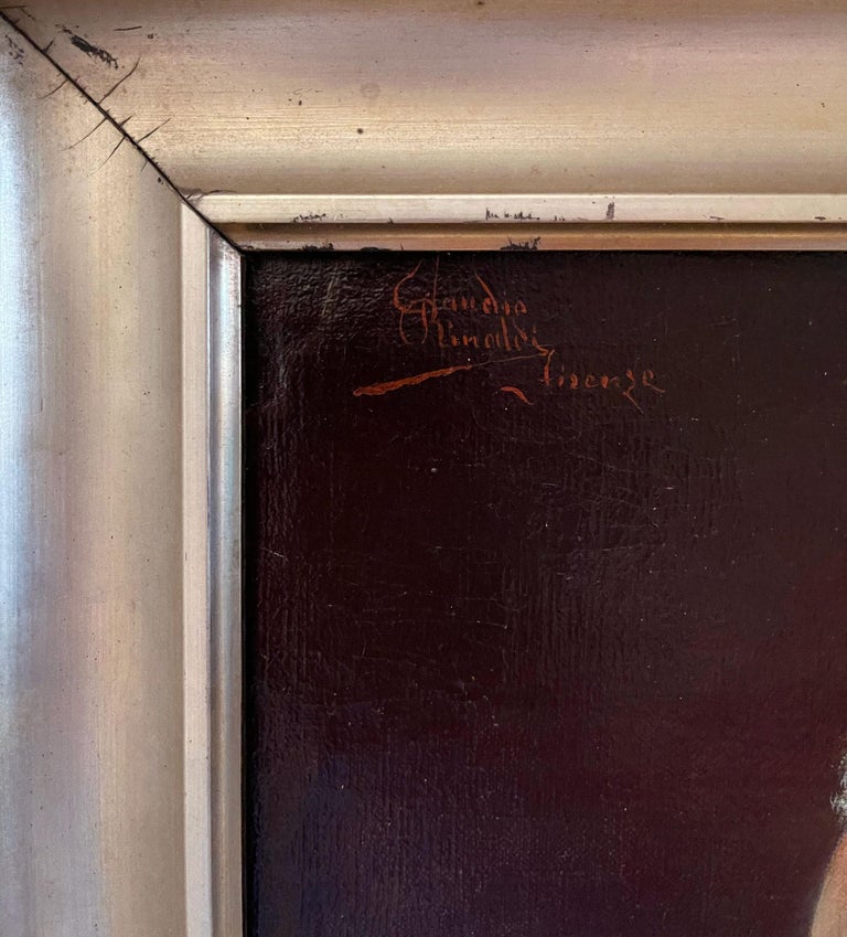 Musician Portrait Oil on Canvas Painting by Claudio Rinaldi For Sale at ...