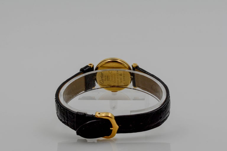 Must de Cartier Argent Vermeil Ladies Watch at 1stDibs | cartier argent ...