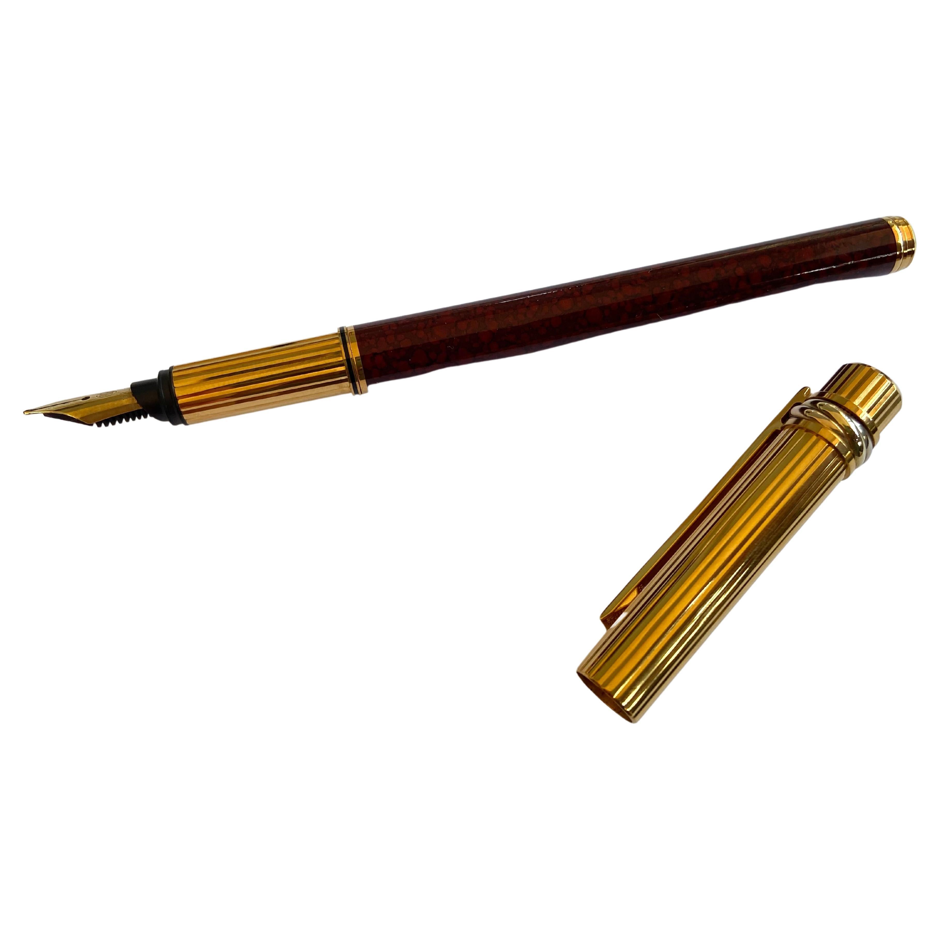 Cartier Diabolo Platinum Finish Fountain Pen at 1stDibs | cartier ...