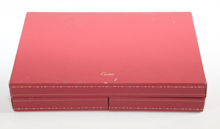 Must De Cartier Paris Vintage Playing Poker or Bridge Cards in Red ...