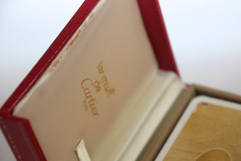 Must De Cartier Paris Vintage Playing Poker or Bridge Cards in Red ...