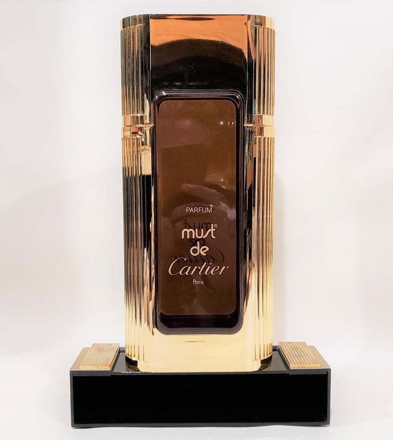 Must de Cartier Store Display Factice Perfume Bottle at 1stDibs