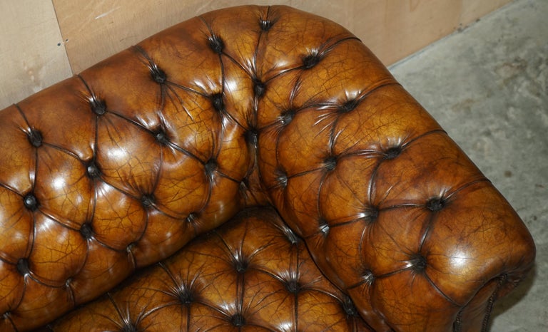 Must See Antique Restored Victorian Chesterfield Tufted Cigar Brown ...