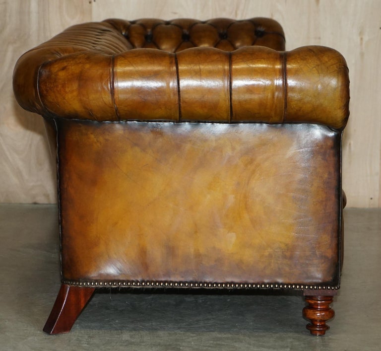 Must See Antique Restored Victorian Chesterfield Tufted Cigar Brown ...
