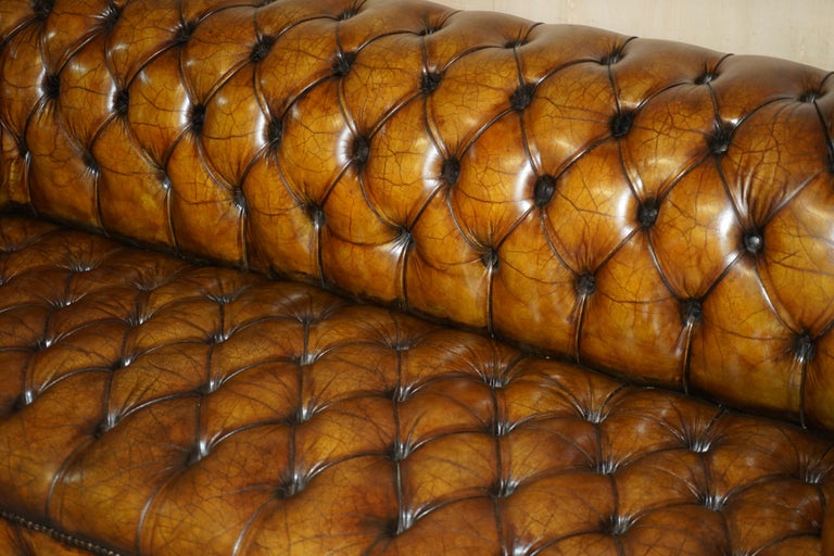 Must See Antique Restored Victorian Chesterfield Tufted Cigar Brown ...