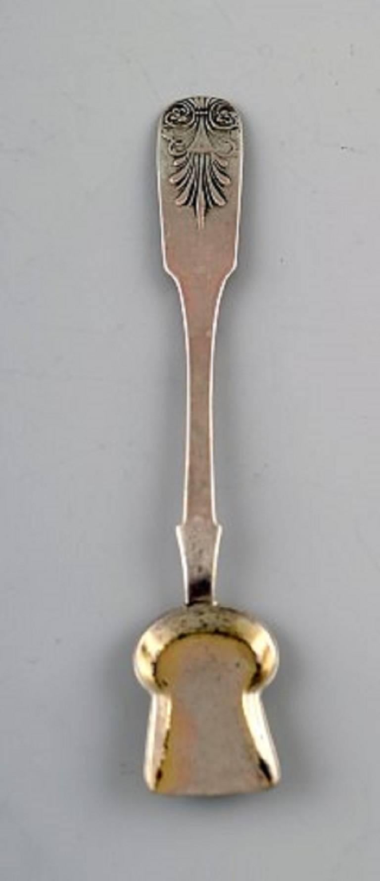 Mustard Jar, Heimburger, Danish Art Nouveau Silver with Ornamentation ...