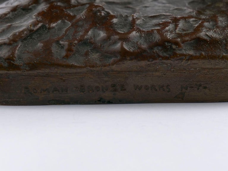 “Mutual Surprise” '1907' American Western Bronze Sculpture by Edwin W ...