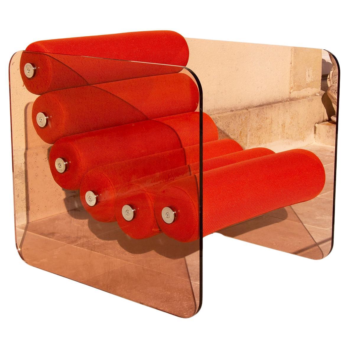 MW02 with transparent panels and outdoor foam by MW Designer Furniture. For Sale at 1stDibs