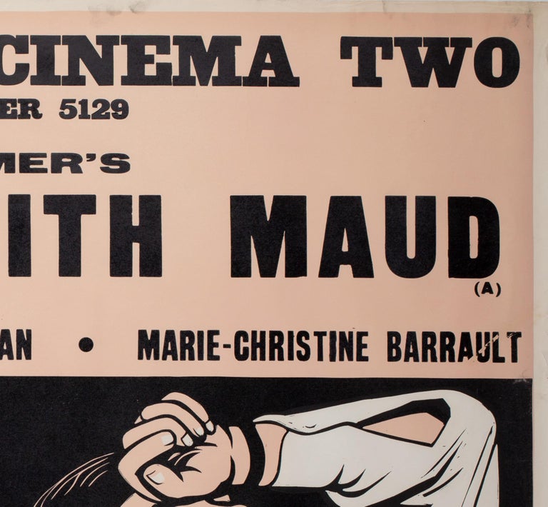 "My Night with Maud", 1971 Academy Cinema London UK Quad Film Poster ...