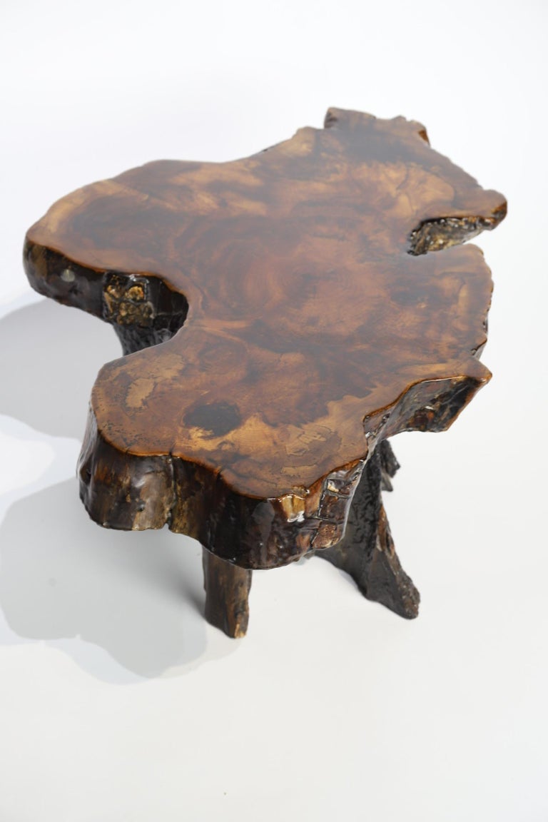 Myrtlewood Live Edge Cocktail Table For Sale at 1stDibs