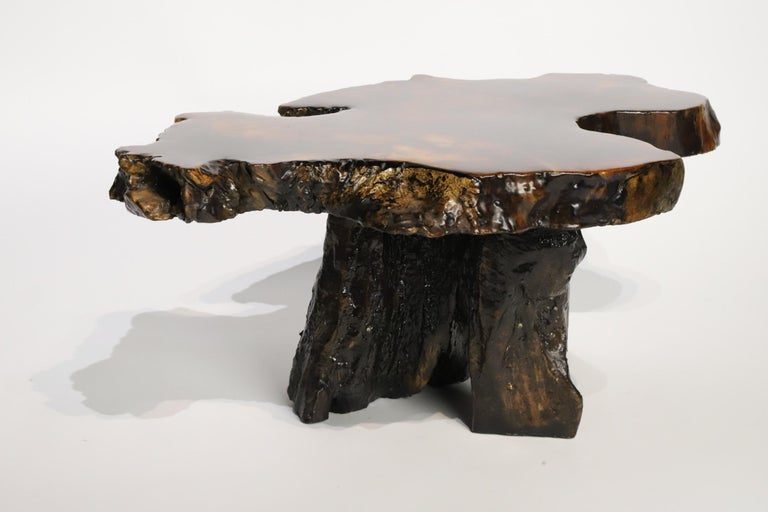 Myrtlewood Live Edge Cocktail Table For Sale at 1stDibs