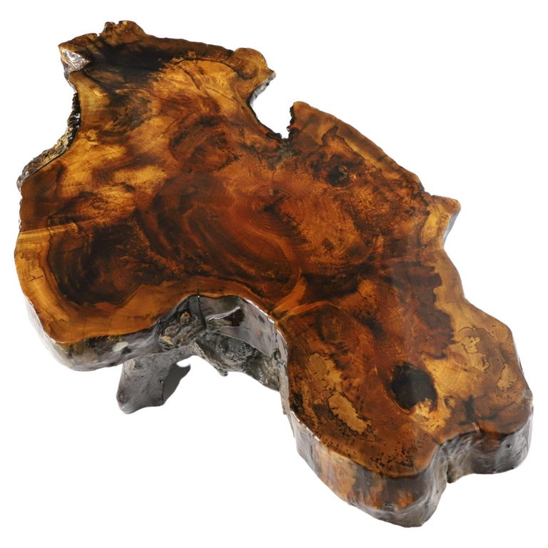 Myrtlewood Live Edge Cocktail Table For Sale at 1stDibs