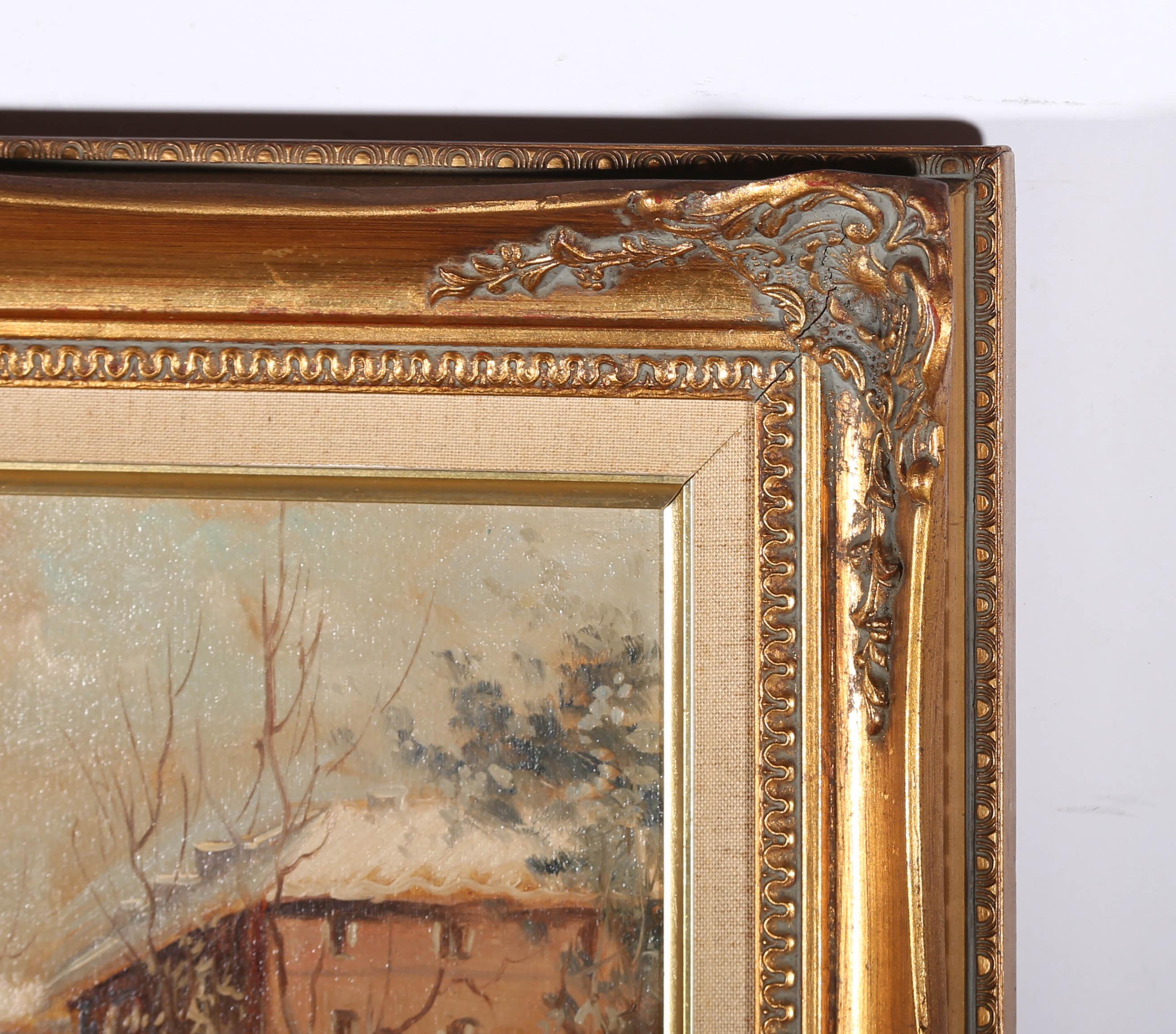 N. Pisani - N. Pisani - 20th Century Oil, Italian Street Scene For Sale ...