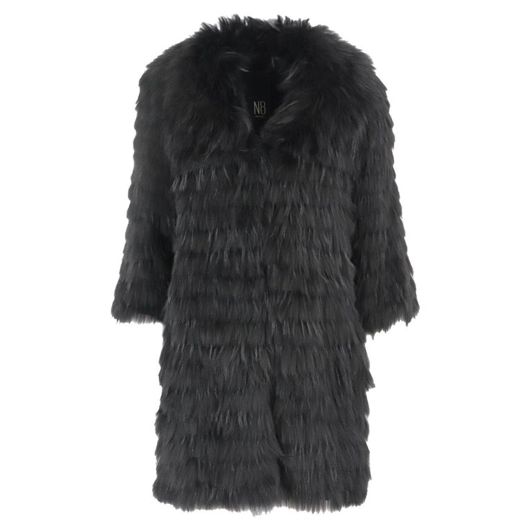 N08 Fox Fur Coat Small For Sale at 1stDibs
