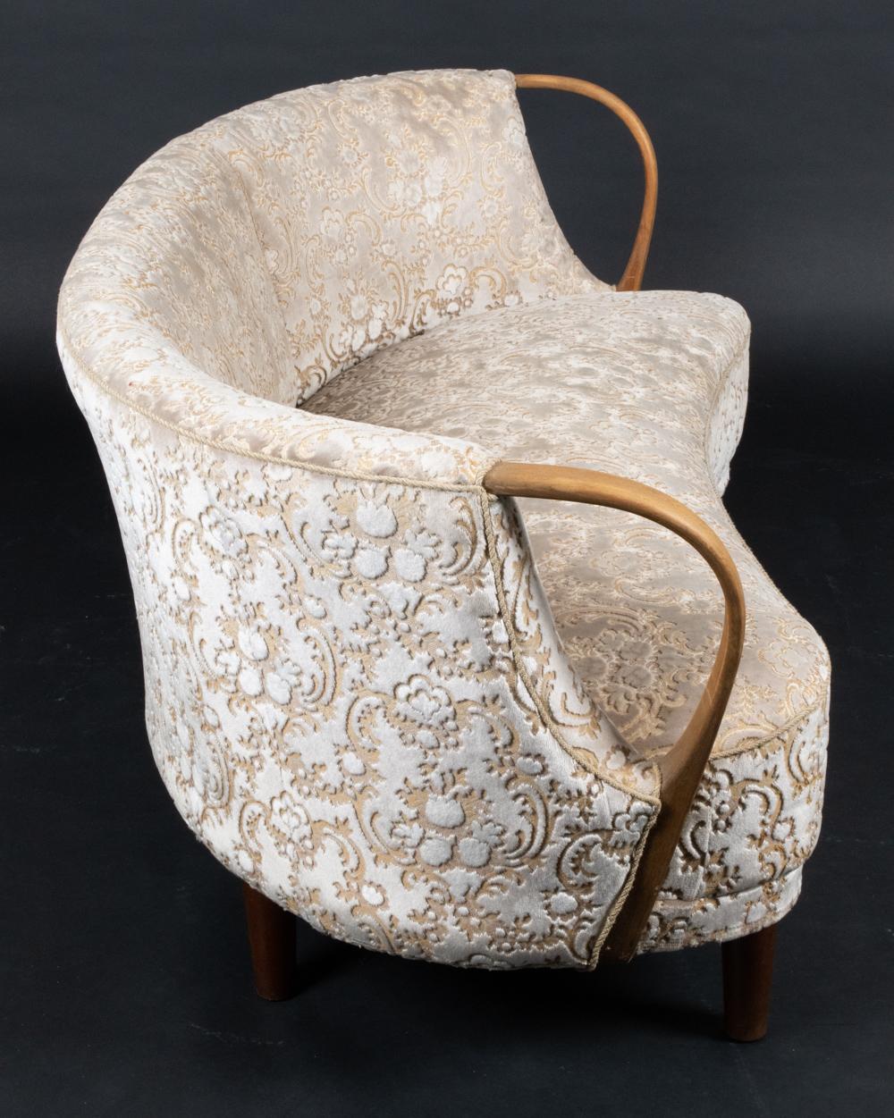 N.A. Jorgensen Danish Midcentury Banana Sofa, circa 1950s For Sale at ...