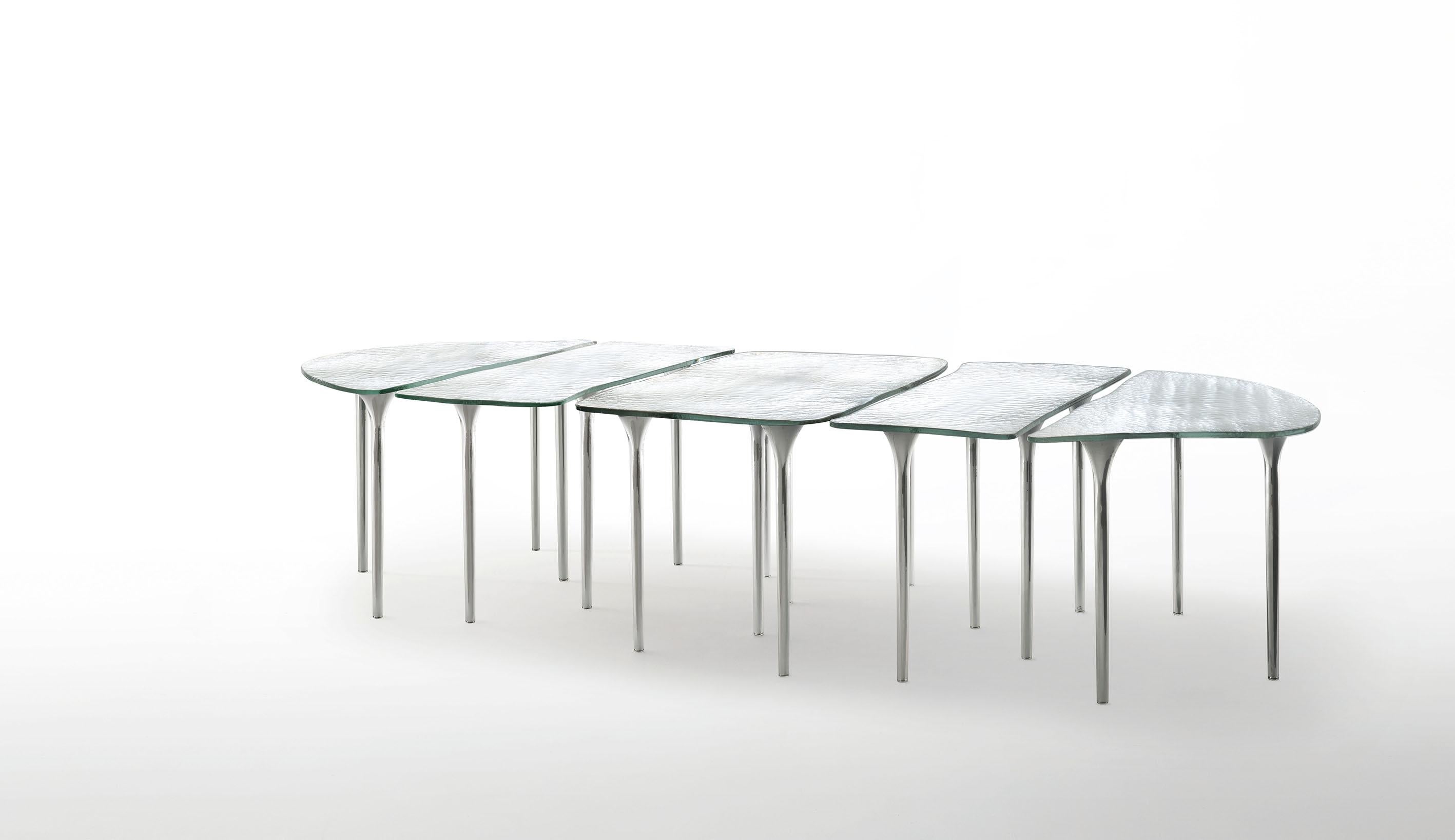 SPECCHIO DI VENERE Glass Table, by CLS Arch. Glas Italia IN STOCK For ...