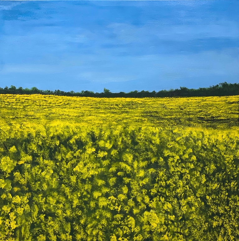 Nada Al Barazi - Mustard Field For Sale at 1stDibs