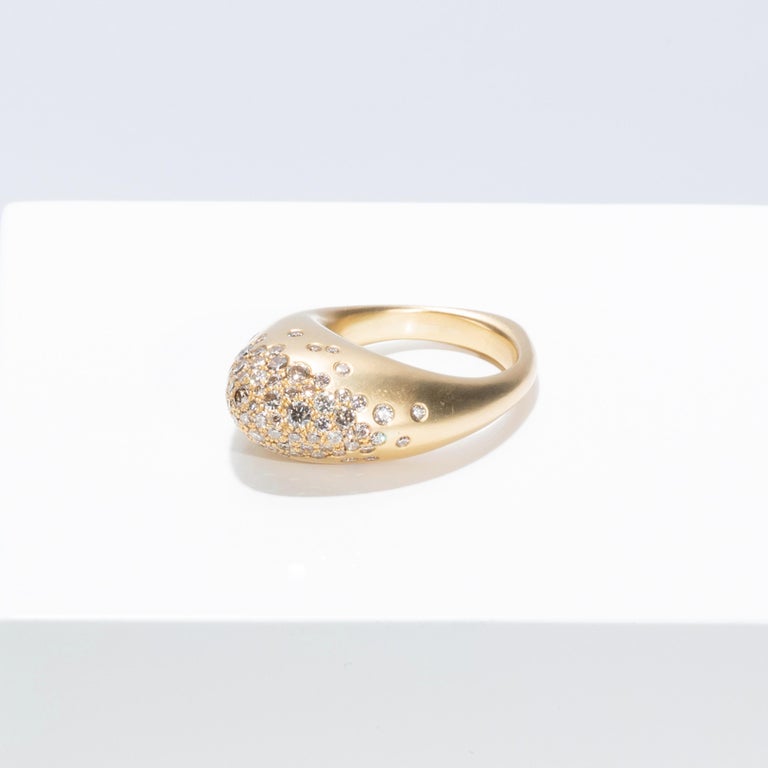 Nada Ghazal’s One-of-a-kind Handmade 18 Karat Yellow Gold Diamond Fuse ...