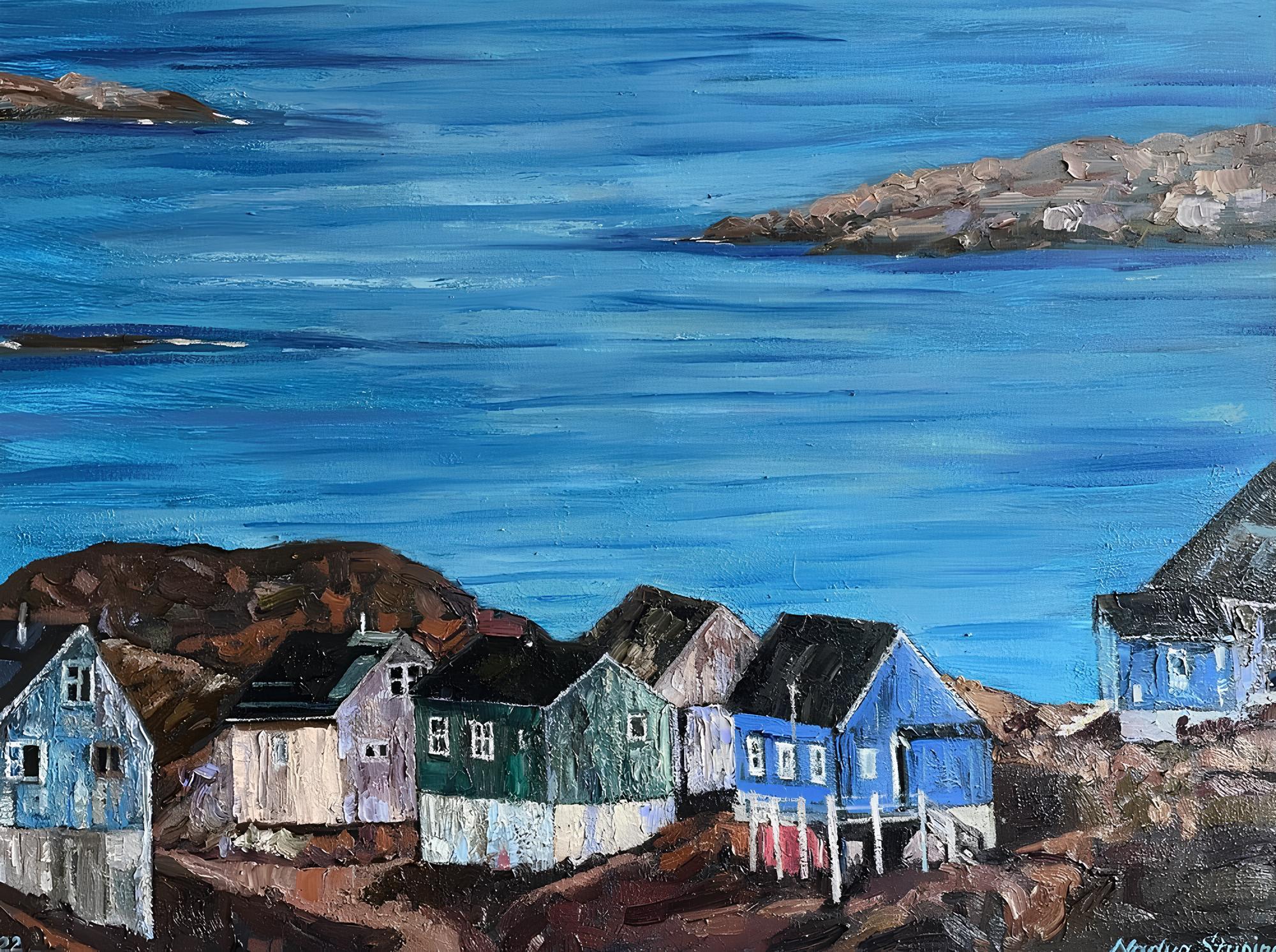 Nadezda Stupina - White night at the edge of the world. For Sale at 1stDibs
