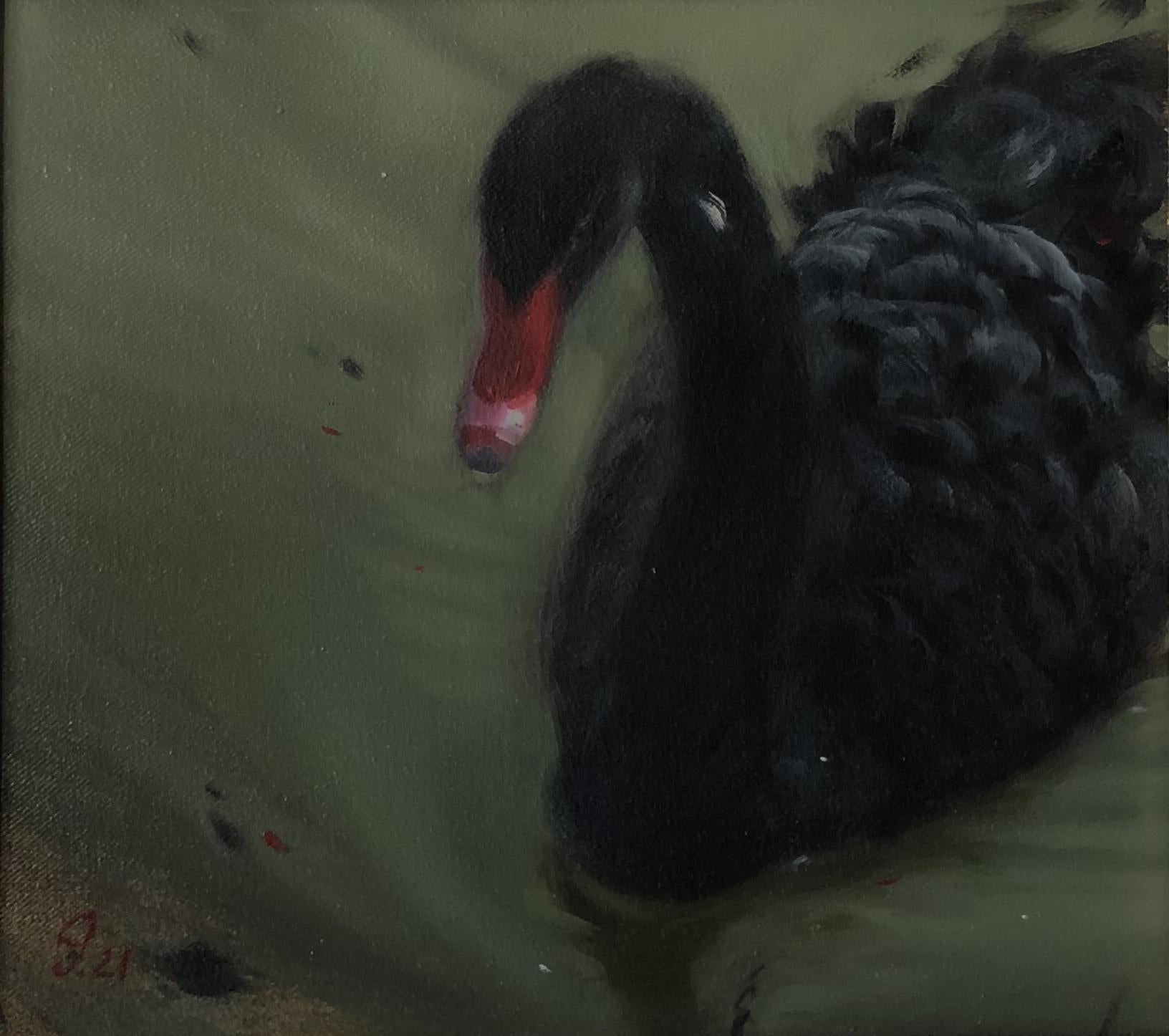 Tony Sheath - Girl with her horse in an Impressionist landscape in an ...