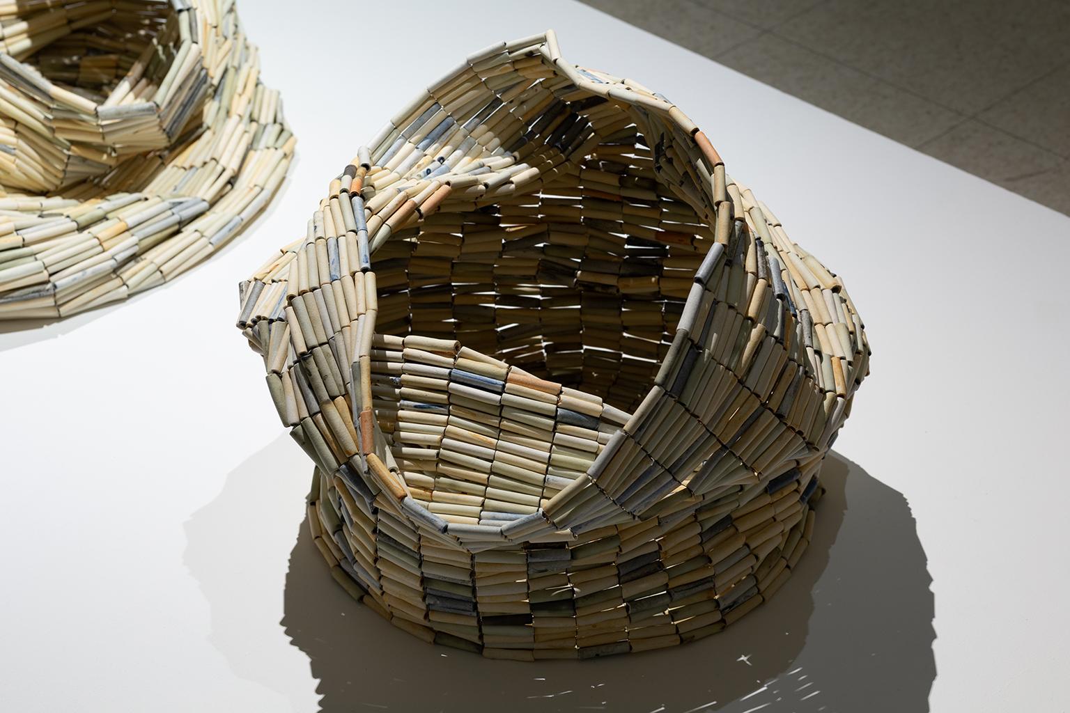 Nadia Myre - Untitled (Tobacco Barrel) at 1stDibs