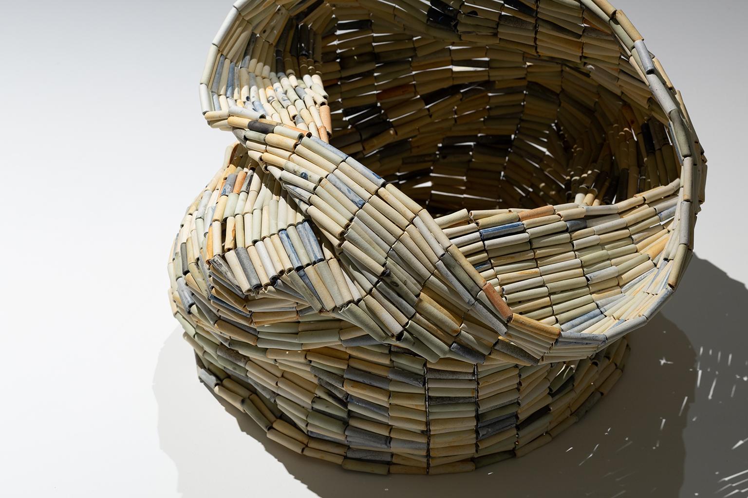 Nadia Myre - Untitled (Tobacco Barrel) at 1stDibs
