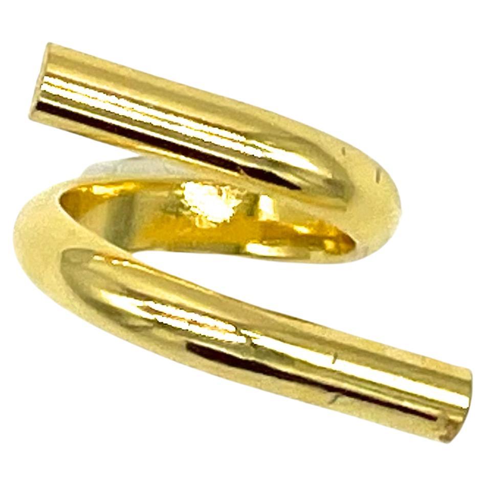 ALYA FLOWER - Bague contemporaine plaquée or 14 carats - hors du lot En ...