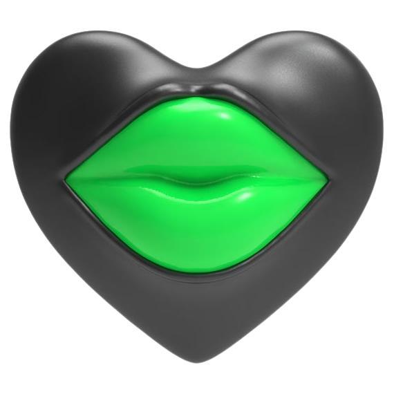 Naimah Apple Lips Earrings Ruby For Sale at 1stDibs