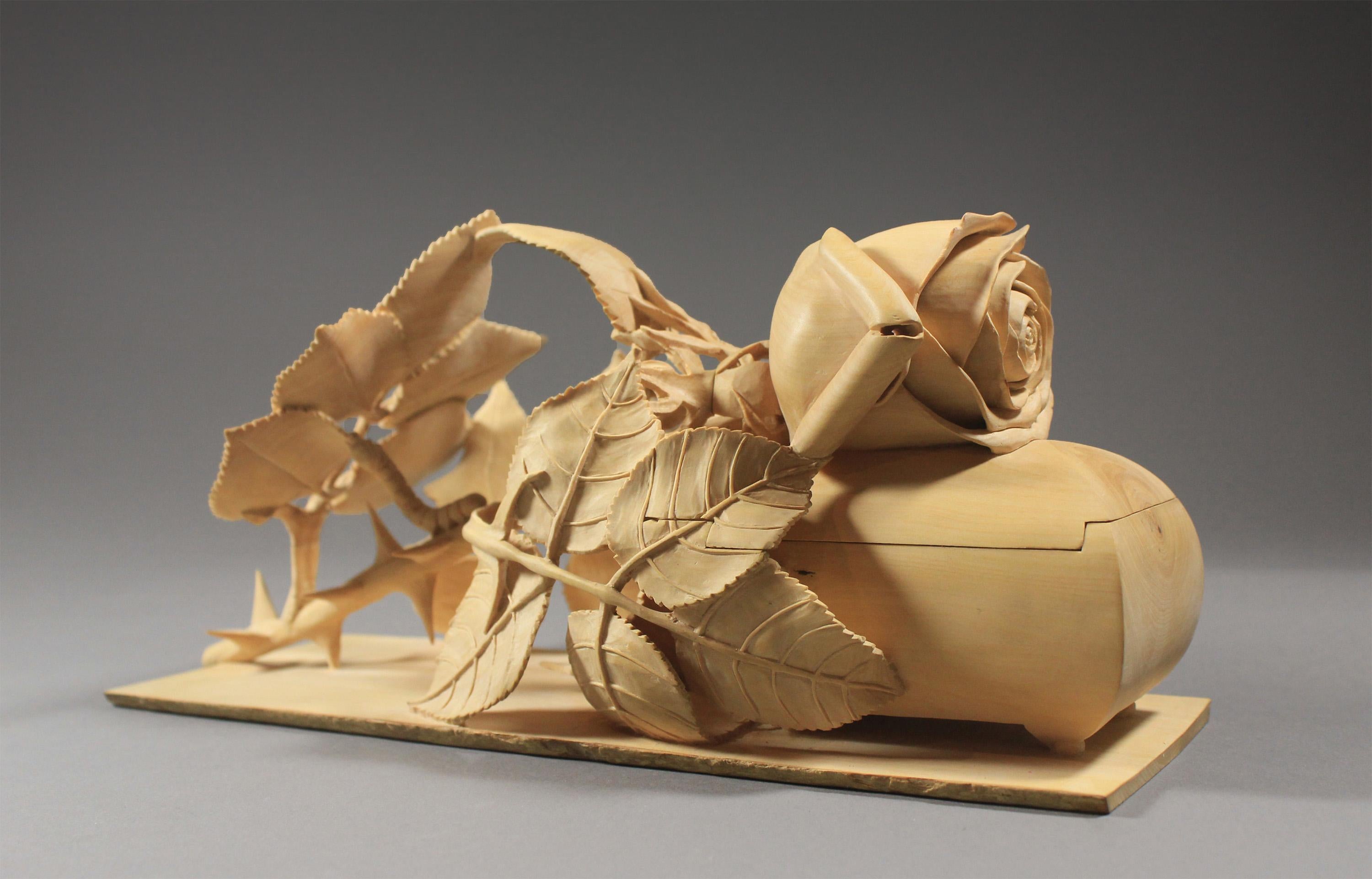 Nairi Safaryan - Form and Content, Rose Jewelry Box, Wood, Claro Walnut ...