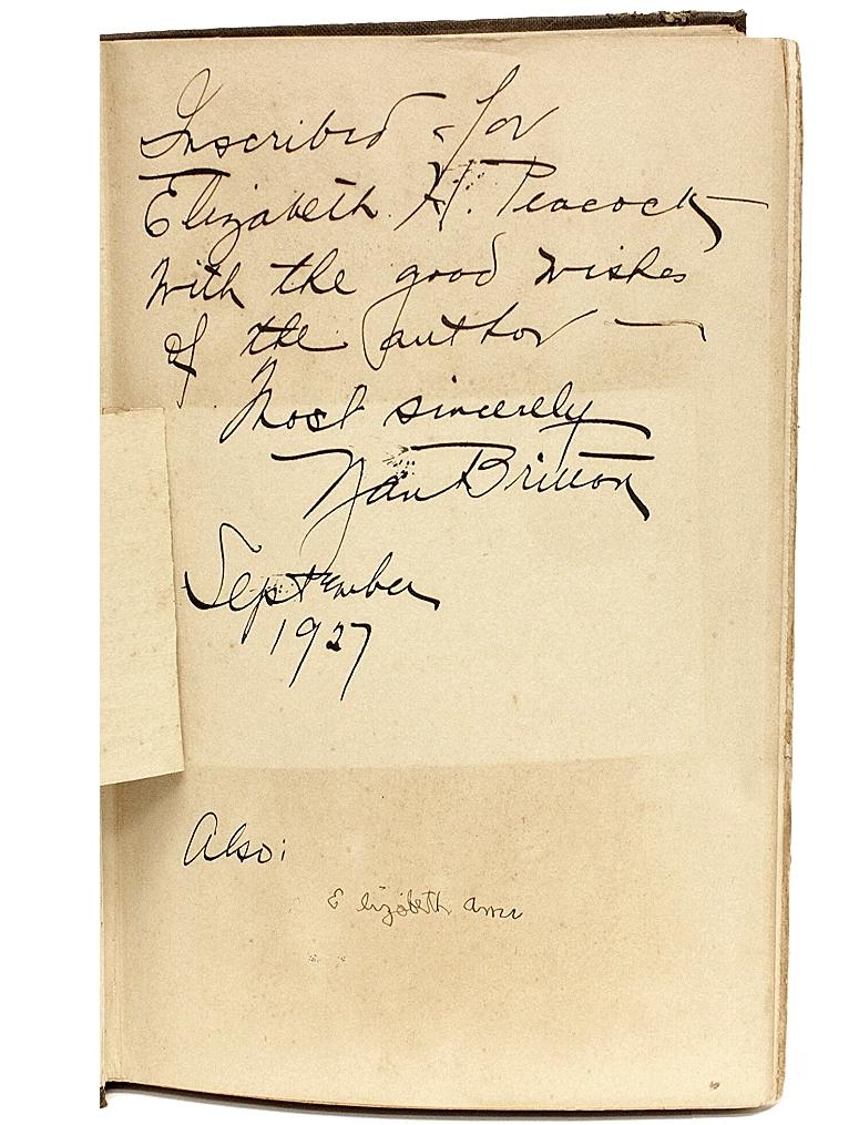 Nan Britton, The President's Daughter, First Edition Presentation Copy ...