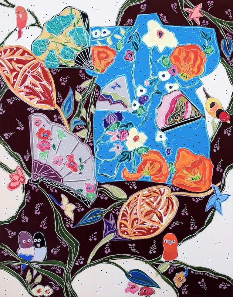 Nan Hass Feldman - "Treasures of the Floating World", oil painting ...