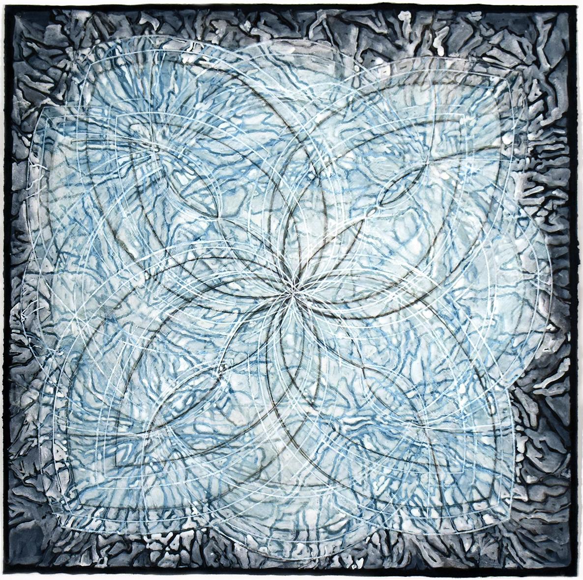 Nancy Agati - Francesca 2: abstract earth tone painting w/ natural ...