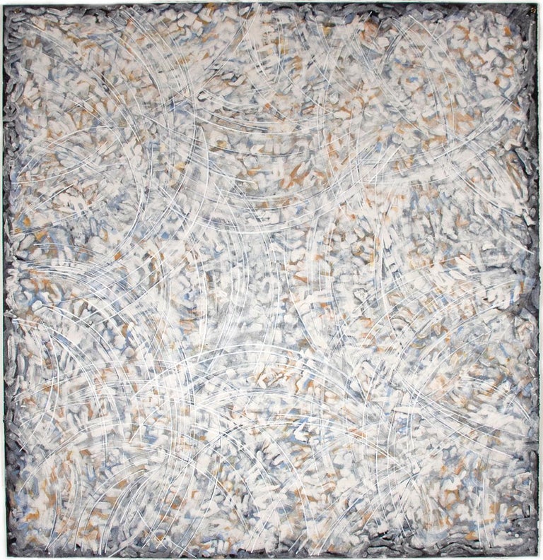 Nancy Agati - Francesca 9: abstract painting, earth tones w/ natural ...