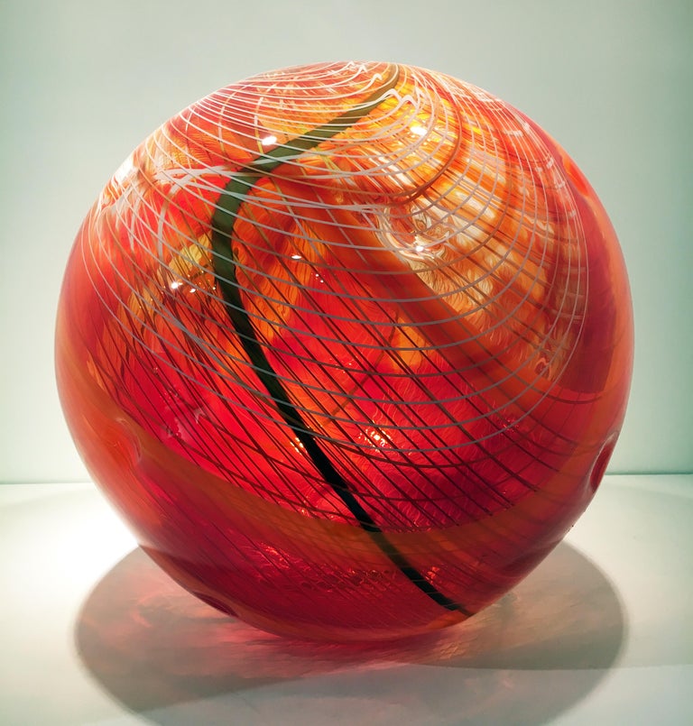 Nancy Callan - Contemporary Blown Translucent Glass Sculpture with ...