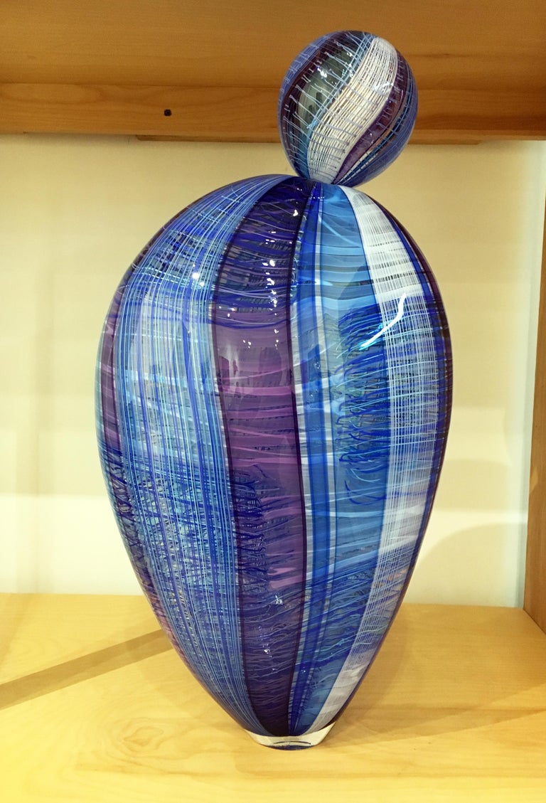 Nancy Callan - "Natalia Paloma", Contemporary Blown Glass Sculpture ...