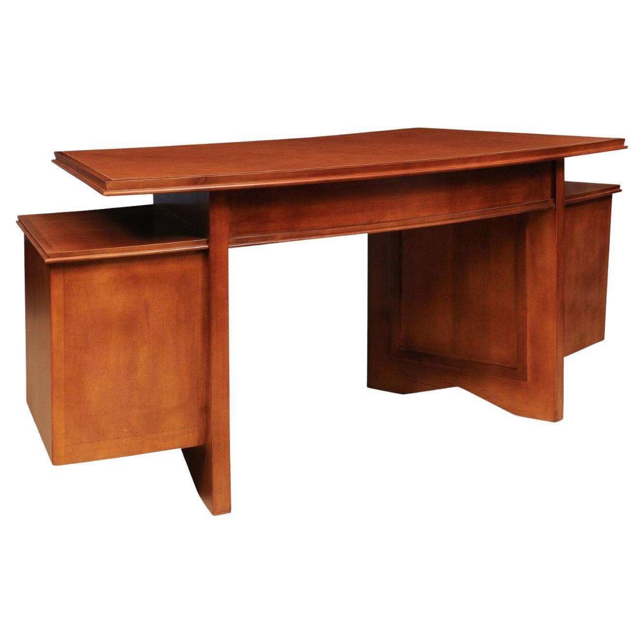Rare Scapinelli Curved Desk at 1stDibs | curved desks