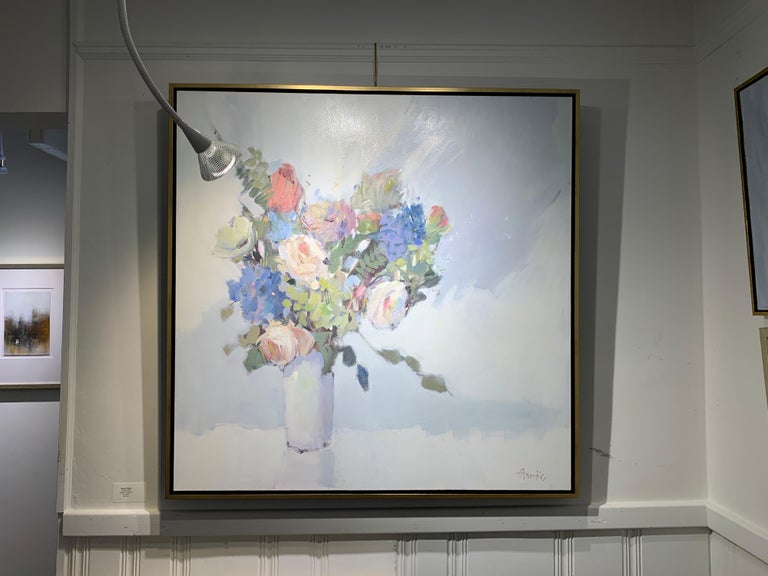 Nancy Franke - Happy Days by Nancy Franke, Floral Impressionist Oil ...