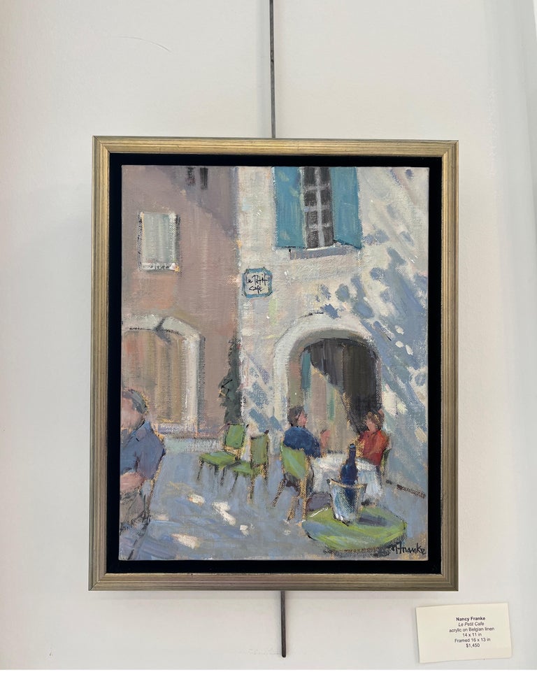 Nancy Franke - Le Petit Cafe by Nancy Franke, Impressionist Provence ...
