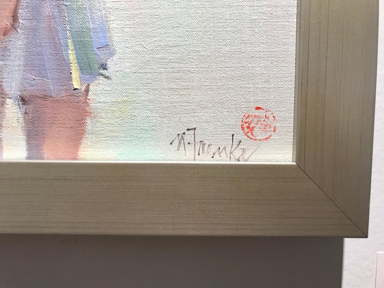 Nancy Franke - Warmth by Nancy Franke, Framed Vertical Impressionist ...