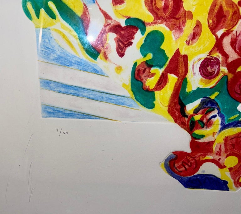 Nancy Graves - Large Nancy Graves Color Aquatint Drypoint Etching ...
