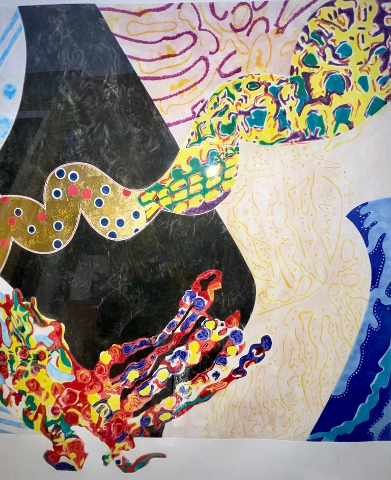 Nancy Graves - Large Nancy Graves Colour Aquatint Drypoint Etching ...